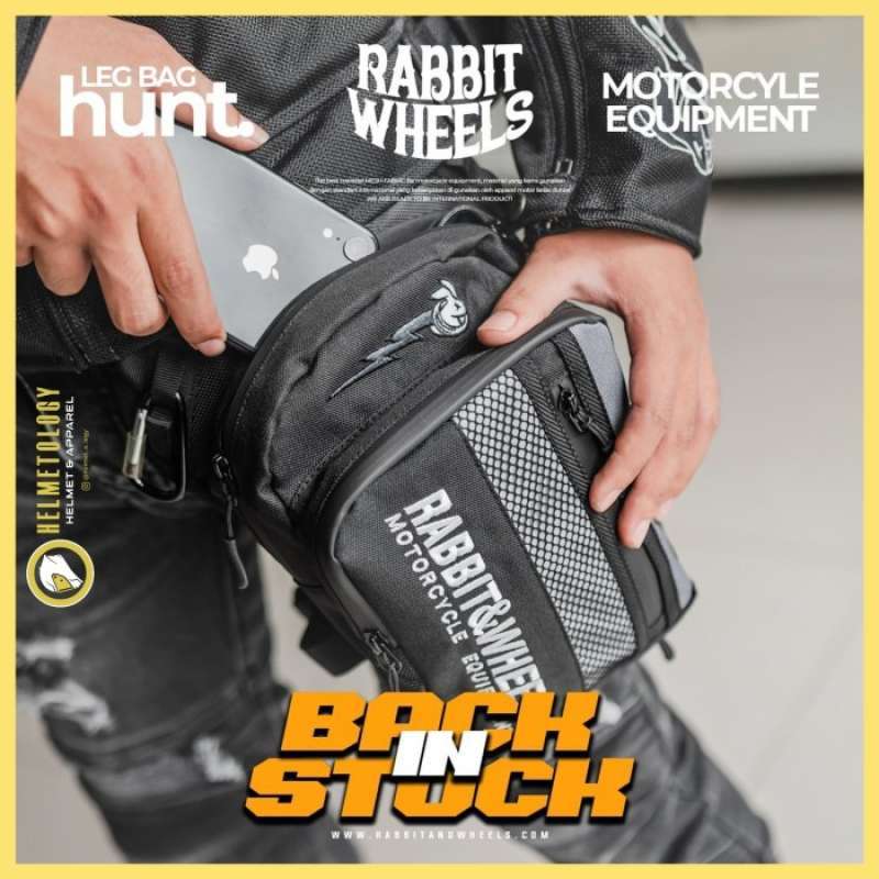 Jual Rabbit And Wheels Hunt Grey Leg Bag Tas Paha Original Ada Rain ...