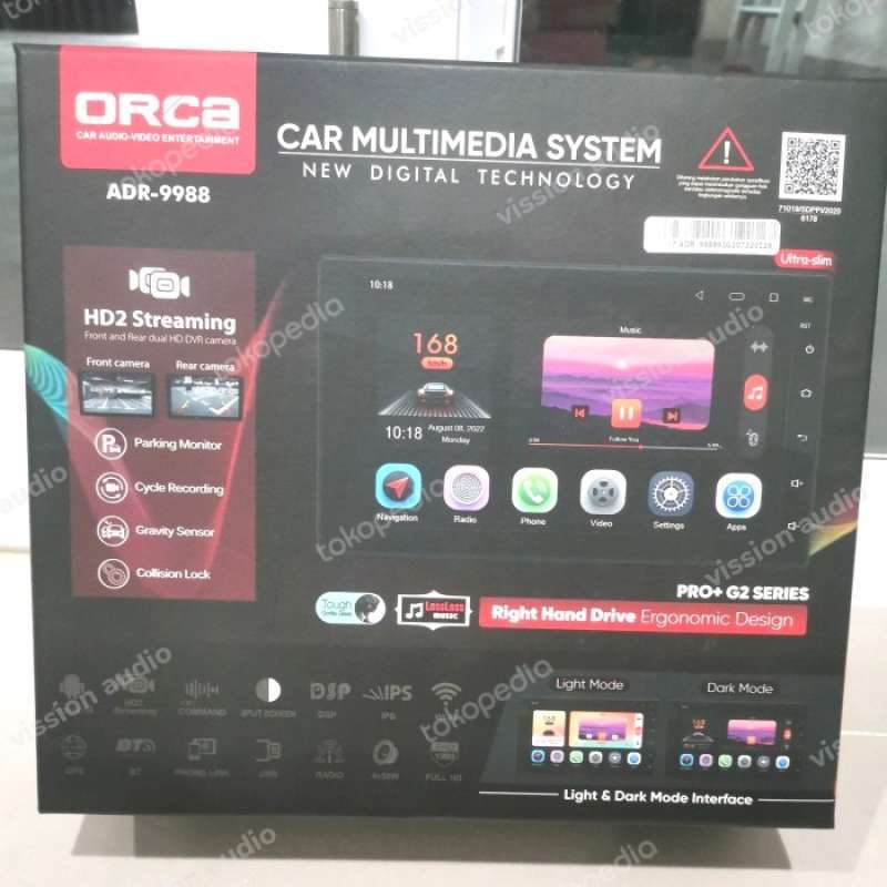 Jual Head Unit Android Orca Adr-9988 Pro Plus G2 Series 7 Inch - 10 Inch Di Seller Regstore ...