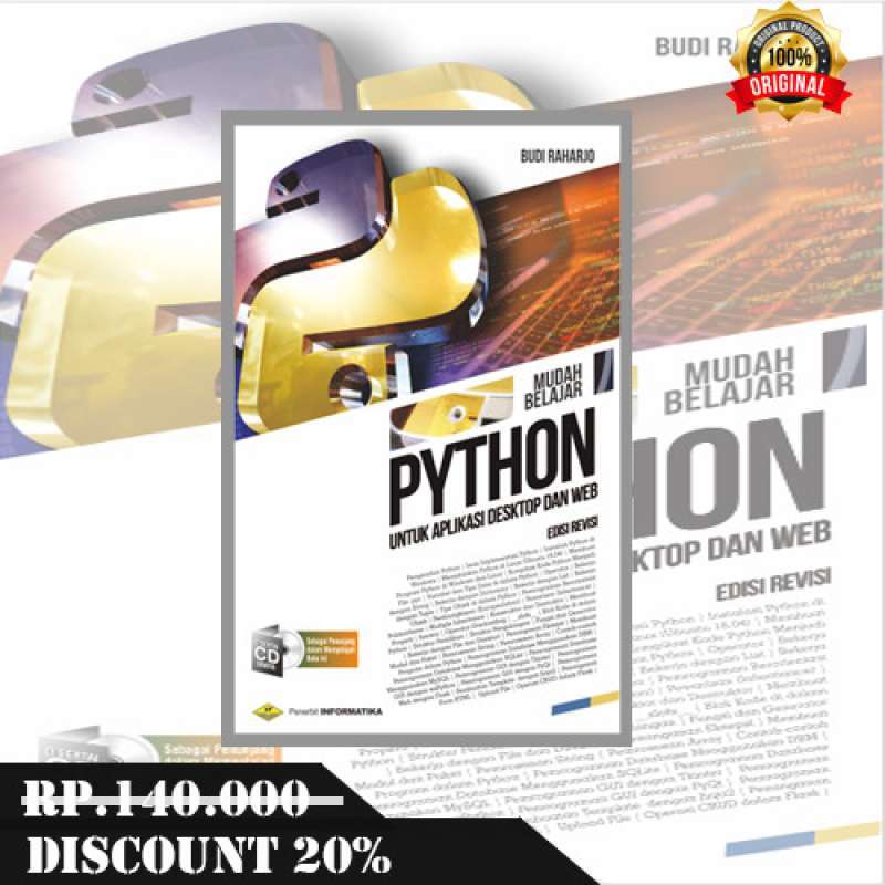 Promo Buku Mudah Belajar Python Untuk Aplikasi Desktop Dan Web Edisi ...