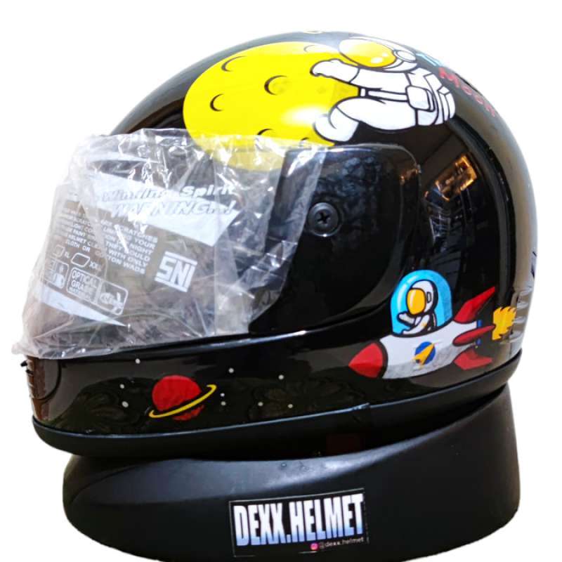 Jual Helm Full Face Anak Usia 3 - 8 Tahun Karakter Lucu Sni - Superhero ...