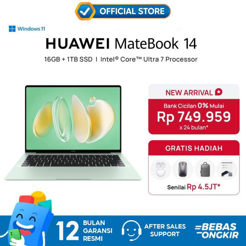 Jual Huawei Matebook 14 2024 [16gb + 1tb] Oled Touch-control ...