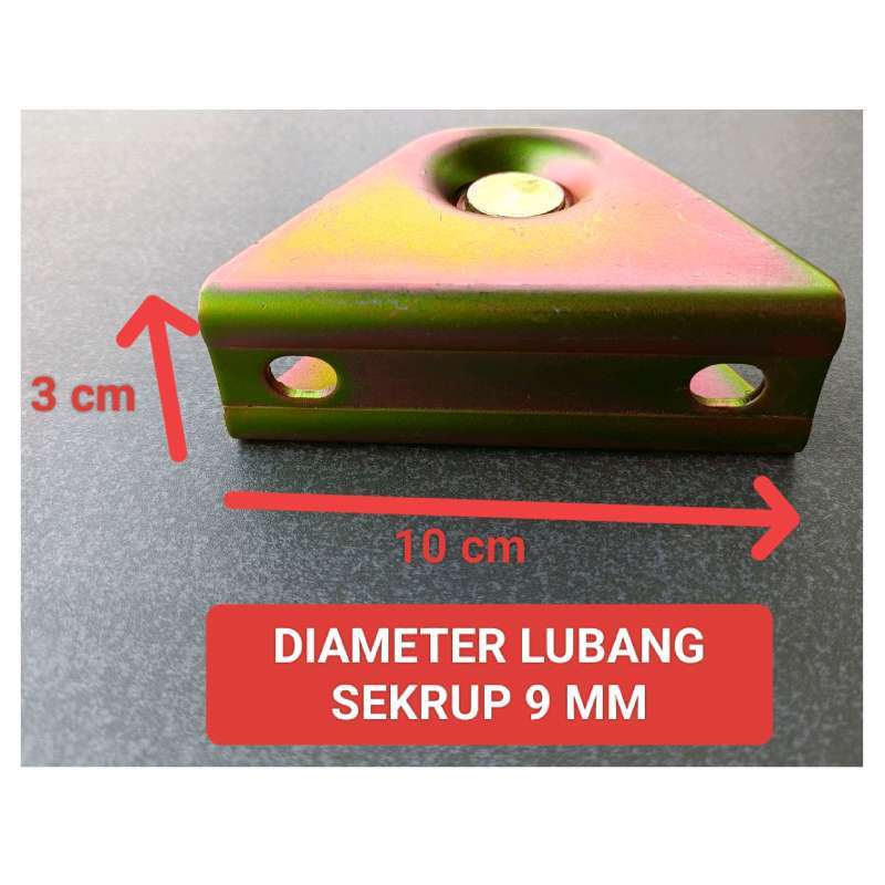 Promo Roda Rel Besi U Groove 2 1/2 Inch Roda Besi Baja Untuk Gerbang ...