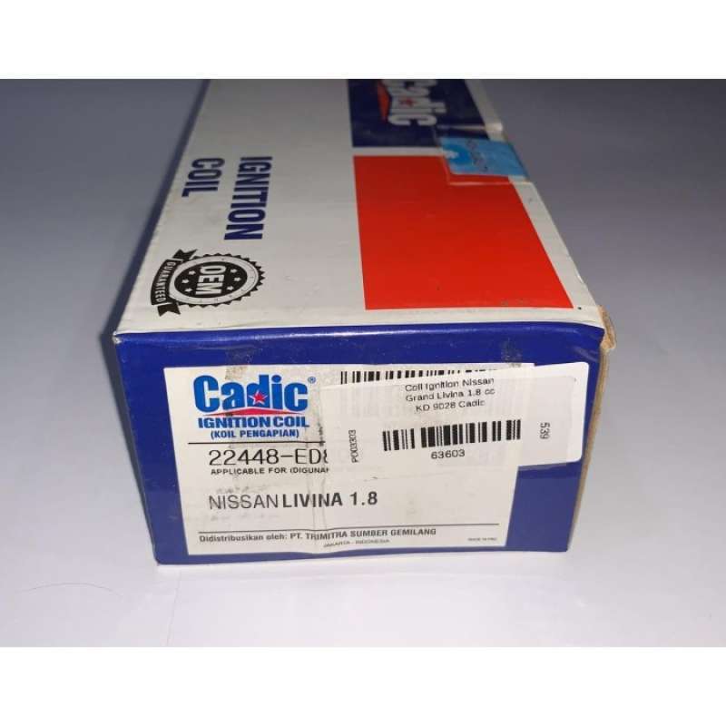 Jual Coil Ignition Grand Livina 1.8 Cc 22448-ed800 Kd 9028 Cadic -63603 ...