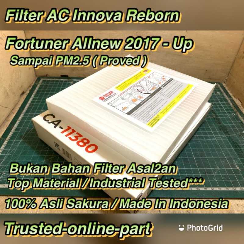 Jual Filter Ac Innova Reborn / Fortuner Vrz New 100% Asli Sakura Di ...