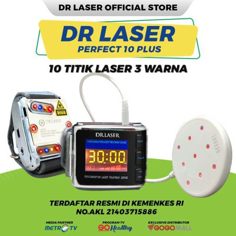 Promo Dr. Laser Perfect 10 Plus + Laser Pad Membantu Proses Pemulihan ...