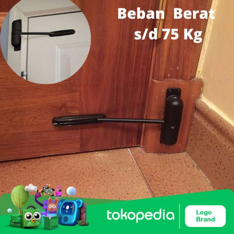 Promo Wheel Roller Spring Automatic Door Closer - Hitam Non Roda Diskon ...
