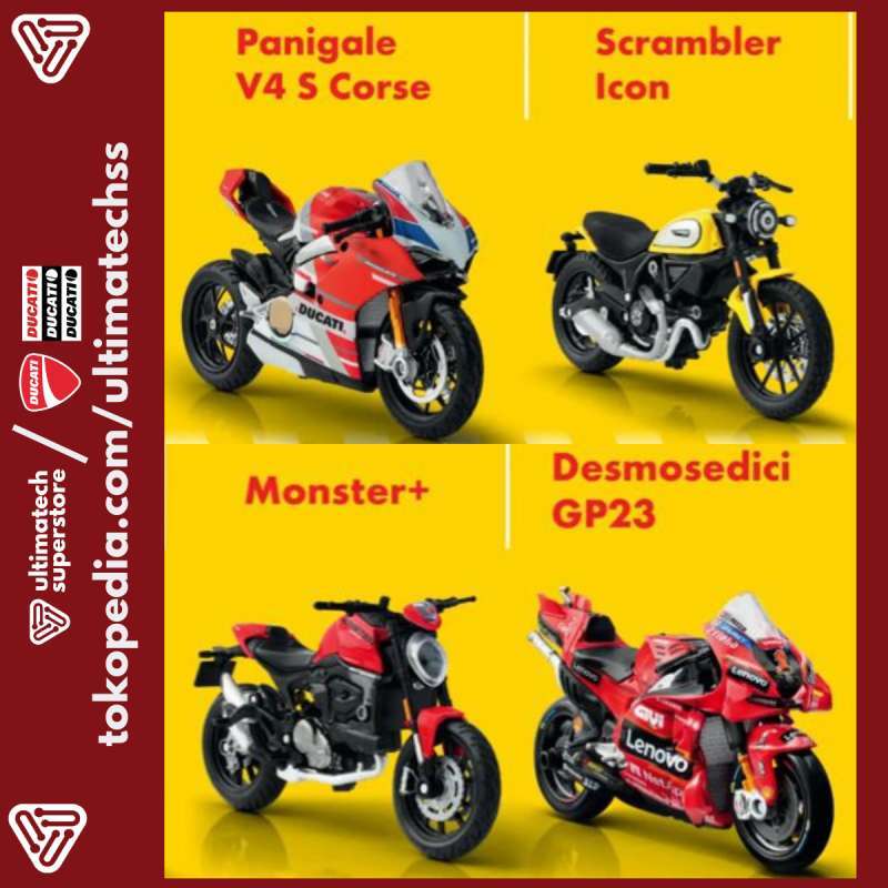 Promo Shell Ducati Panigale V4 S Corse Diecast Maisto Scale 1:18 Diskon ...