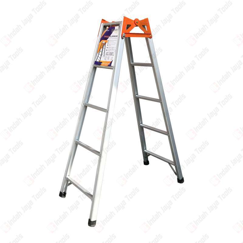 Jual Enkev Tangga Alumunium 5 Step 150 Cm - Tangga Lipat Rumah Ladder ...