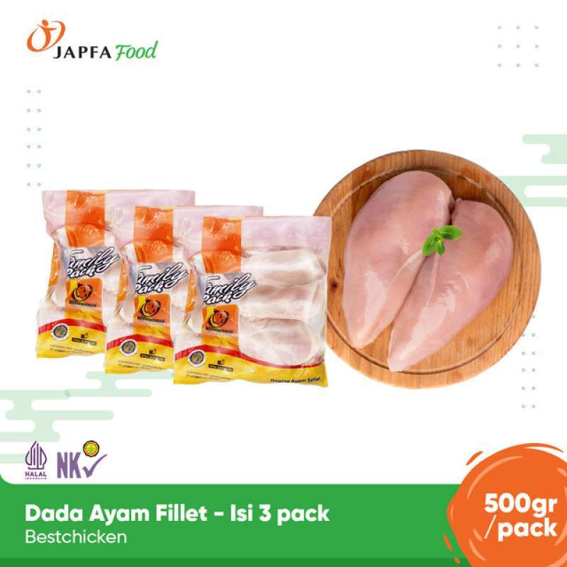 Promo Bestchicken Dada Ayam Fillet - Dada Ayam Boneless Tanpa Kulit 500 ...