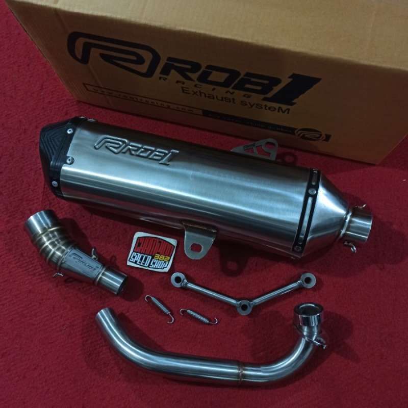 Promo Knalpot Rob1 Standar Racing Stainless Oval Yamaha Xmax X-max 250 ...
