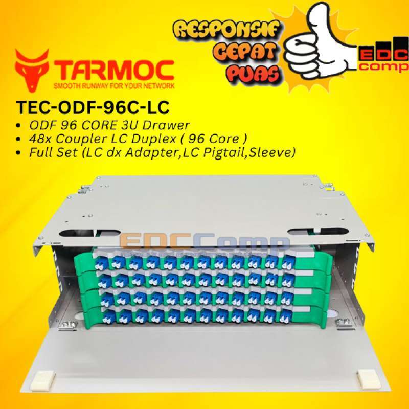 Promo Fiber Optic Odf/otb 96 Core Lc Lengkap Rackmount | Odf 96c Lc Diskon 23% Di Seller Skala ...
