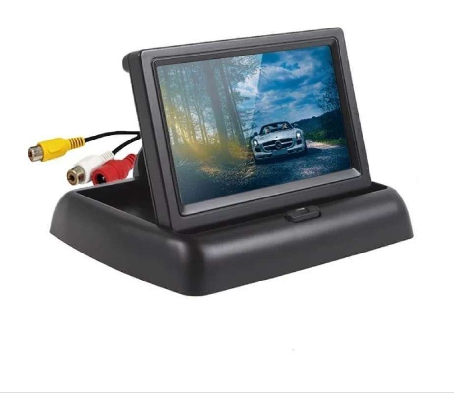 Jual Monitor Parkir Mobil Lipat Flip Tft Foldable Rear View Lcd 4,3 ...