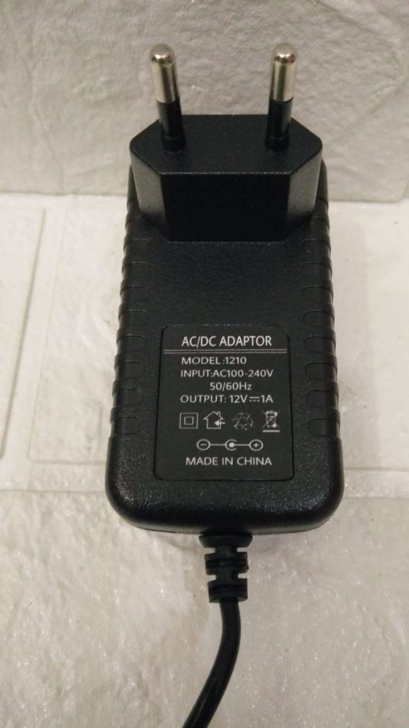 Promo Ac/dc Adaptor 12v 1a Model 1210 Diskon 23% Di Seller Helen Store ...