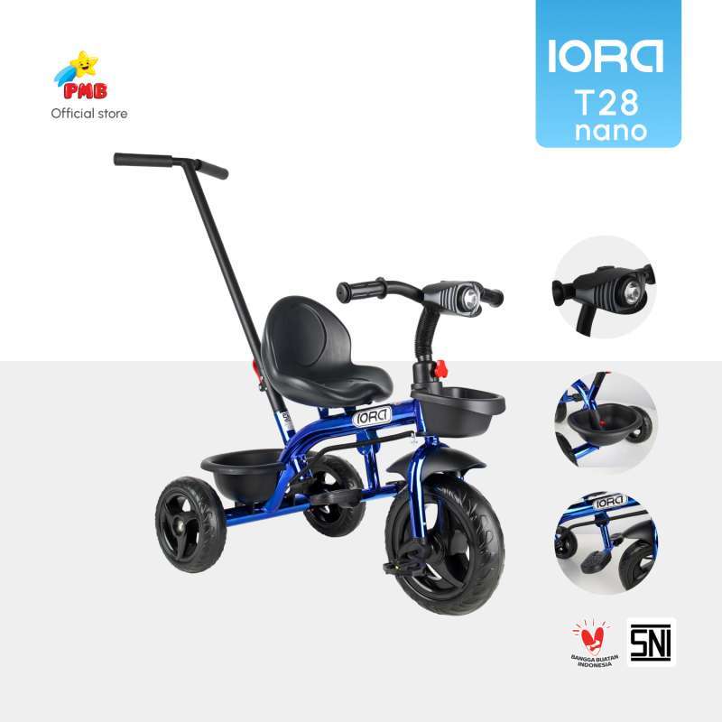 Jual Sepeda Roda Tiga Iora Tricycle T28 Nano – Pmb Toys - Nano Pink Di ...