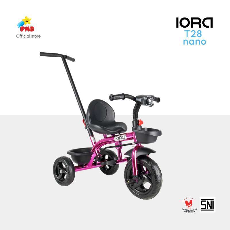 Jual Sepeda Roda Tiga Iora Tricycle T28 Nano – Pmb Toys - Nano Pink Di ...