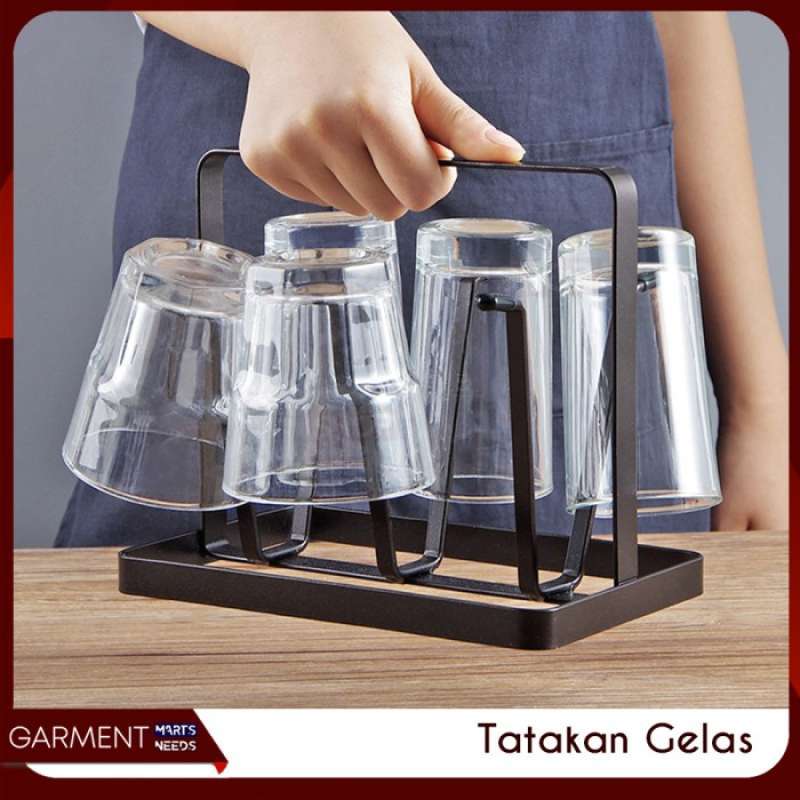 Jual Telas - Rak Gelas Besi Anti Karat Tempat Cangkir Cup Holder ...