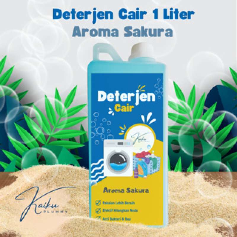 Promo Deterjen Cair Laundry / Liquid Detergent 1 Liter Premium Kaiku ...