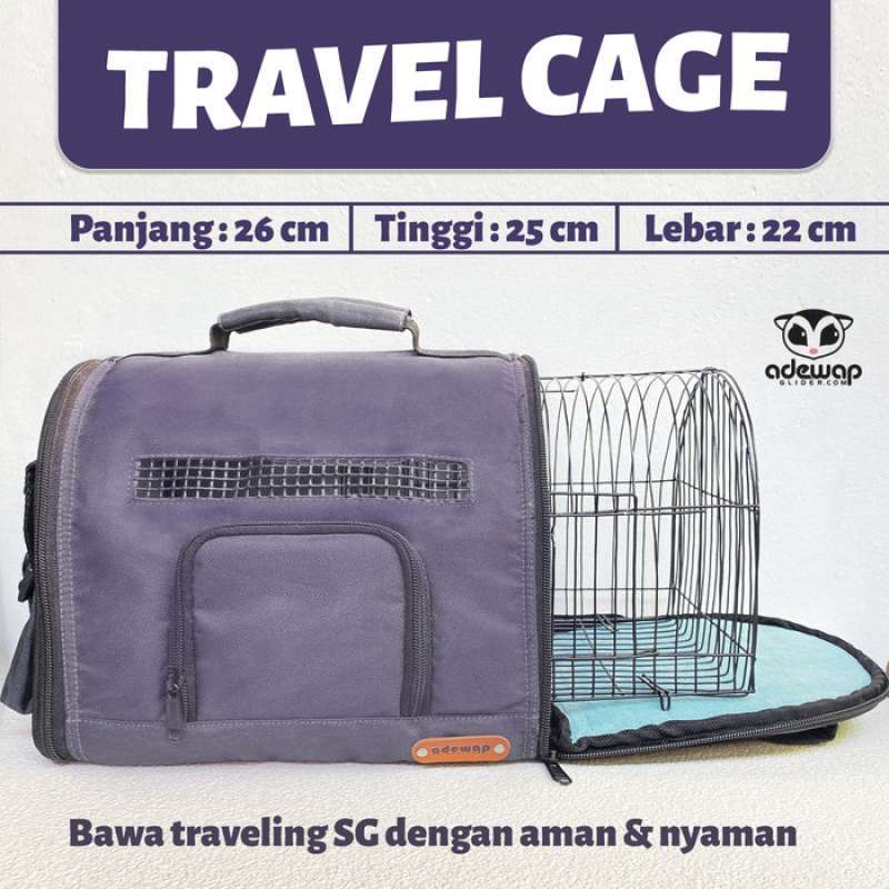 Jual Travel Cage Curve For Sugar Glider - Tidak Termasuk Kandang Kecil ...