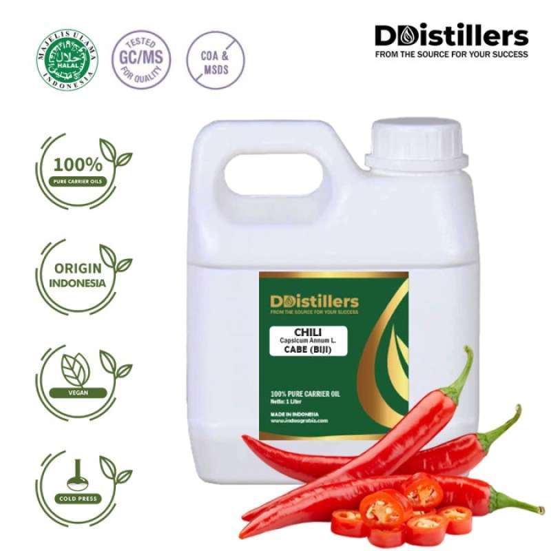 Jual Chili / Cabe Carrier Oil Pure 100% Vol 500ml-1l - 500 Ml Di Seller ...