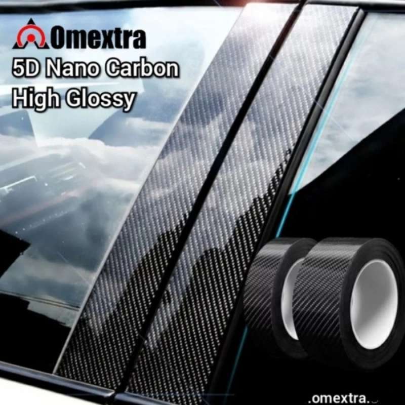 Promo Nano Carbon 5d Sticker 5d Carbon Stiker Door Pilar Pintu Mobil ...