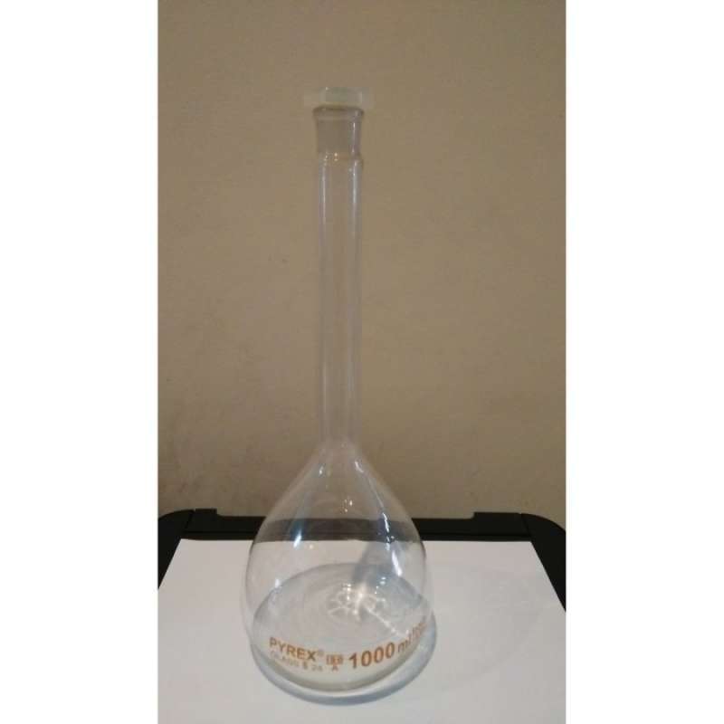 Promo Labu Ukur / Volumetric Flask 1000 Ml / 1 Liter - Rrc B Diskon 23% Di Seller Albeta Store ...