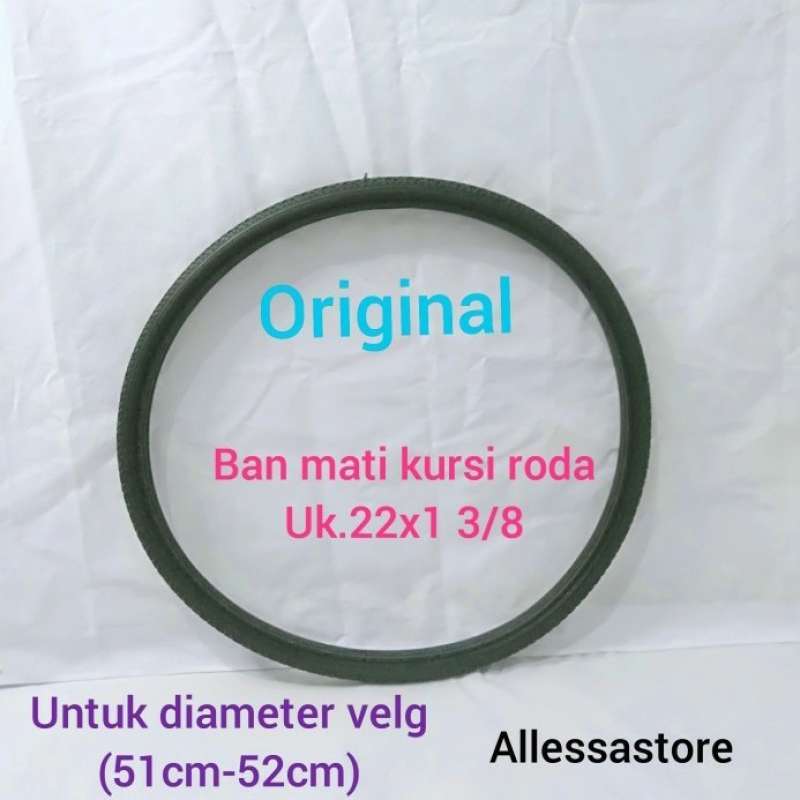 Promo Ban Mati Kursi Roda Ukuran 22 X 1 3/8 Diskon 23% Di Seller Albeta ...