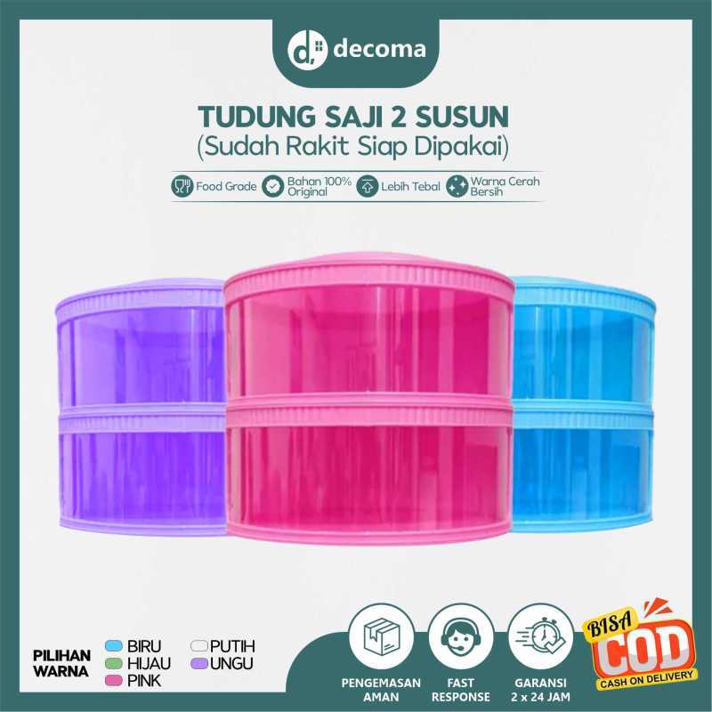 Jual Decoma Tudung Saji 2 Susun Food Storage Sni Sudah Rakitan ...