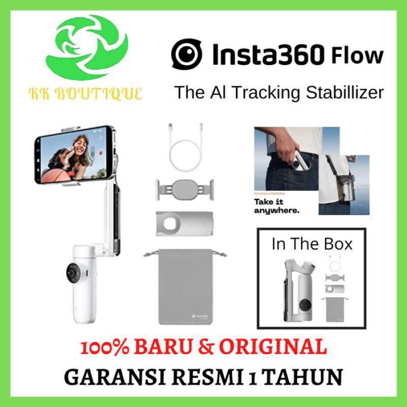 Promo Insta360 Flow Ai Auto Tracking Gimbal Stabilizer / Insta Flow 360 Diskon 23% Di Seller ...