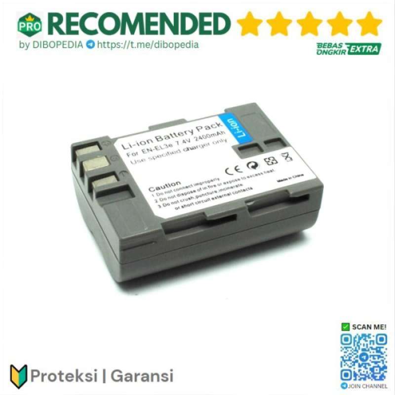 Promo Baterai Kamera En-el3e (oem) - Gray Diskon 23% Di Seller Mettaria Store - Cengkareng Barat ...