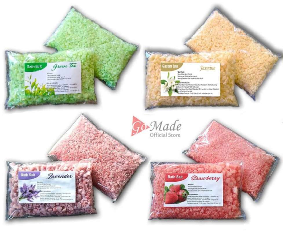 Jual Garam Spa / Bath Salt 1 Kg - Green Tea Di Seller Aghanim ...