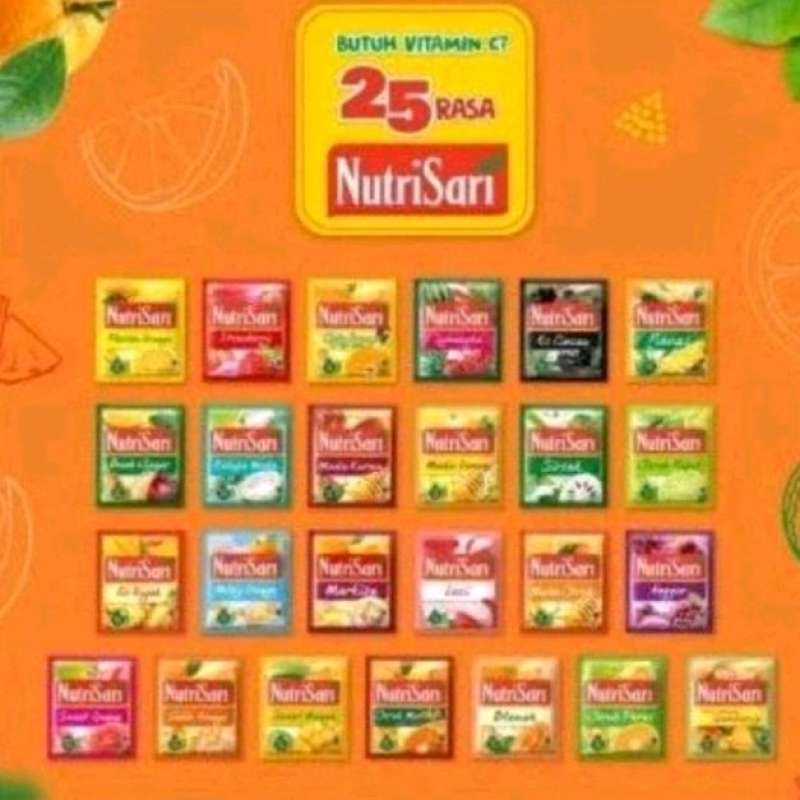 Jual Minuman Nutrisari Sachet Aneka Rasa Isi 10 Per Rtg - Lemon Tea Di ...
