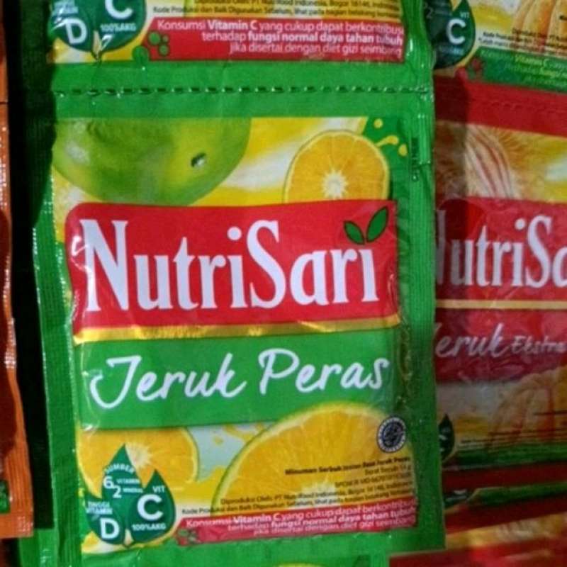 Jual Minuman Nutrisari Sachet Aneka Rasa Isi 10 Per Rtg - Lemon Tea Di ...