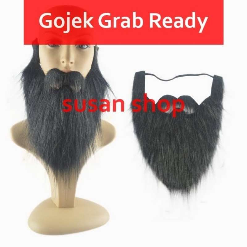 Jual Jenggot Palsu Besar Big Beard Halloween Party Pesta Topeng Di ...