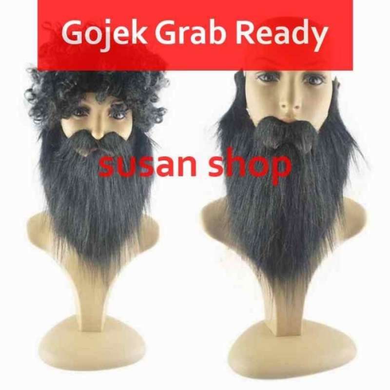 Jual Jenggot Palsu Besar Big Beard Halloween Party Pesta Topeng Di ...