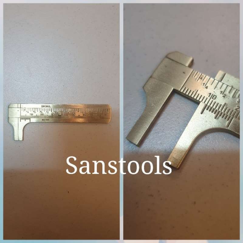 Jual Sigmat Mini Caliper 80mm Kuningan / Jangka Sorong Sikmat Sketmat ...