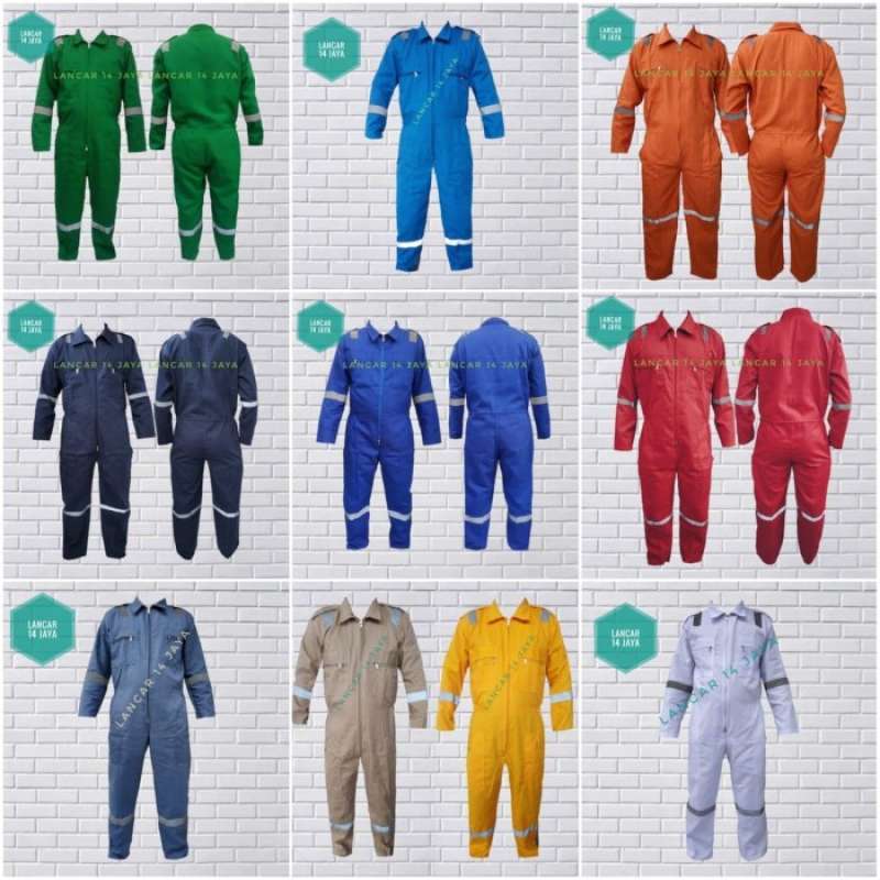 Jual Wearpack Coverall Safety / Katelpak / Seragam Kerja Proyek Lis ...