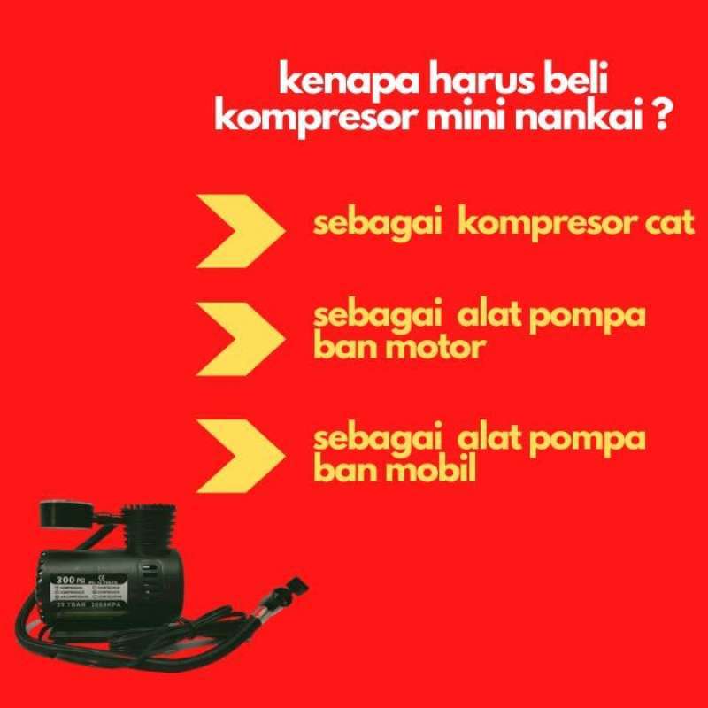 Jual Kompresor Compresor Mini Cat Angin Listrik Body Motor Dan Mobil ...