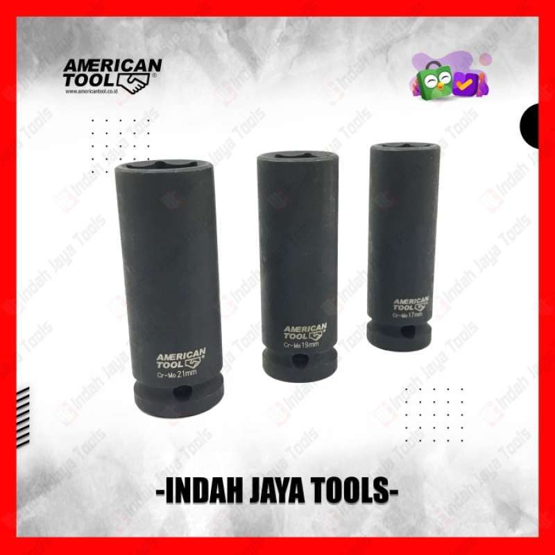 Jual American Tool Mata Deep Impact 17 19 21 Mm - Kunci Sok Panjang ...