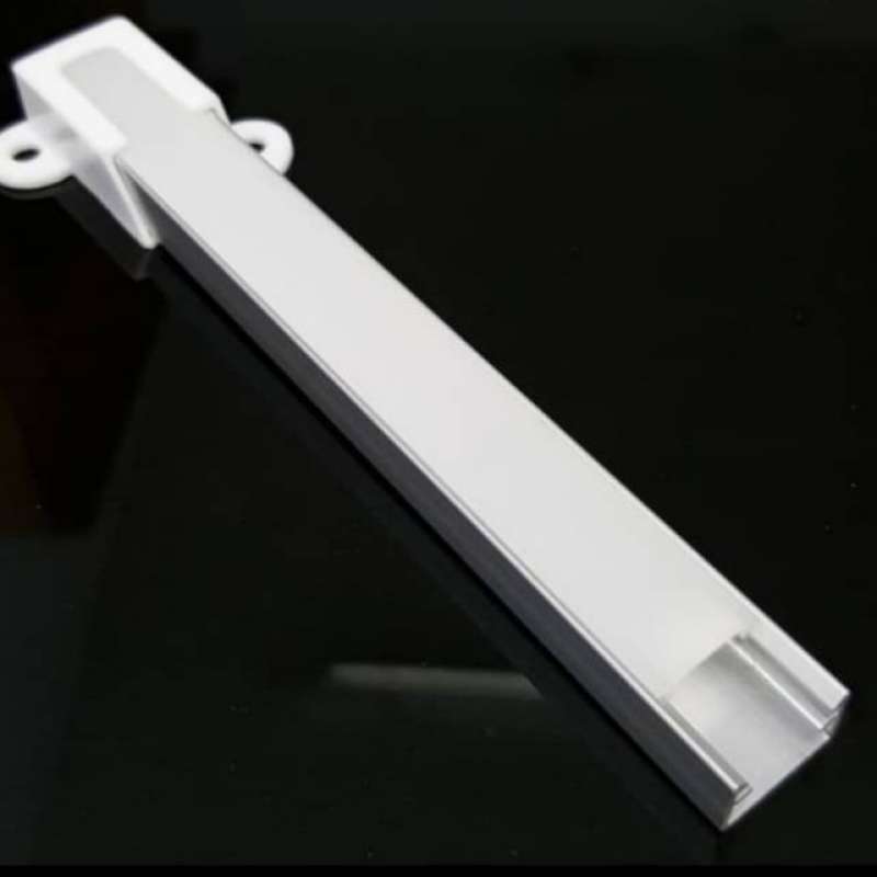 Jual Housing Led Strip Aluminium Cover Dove Rel Lampu 1 Meter - Model 1 ...