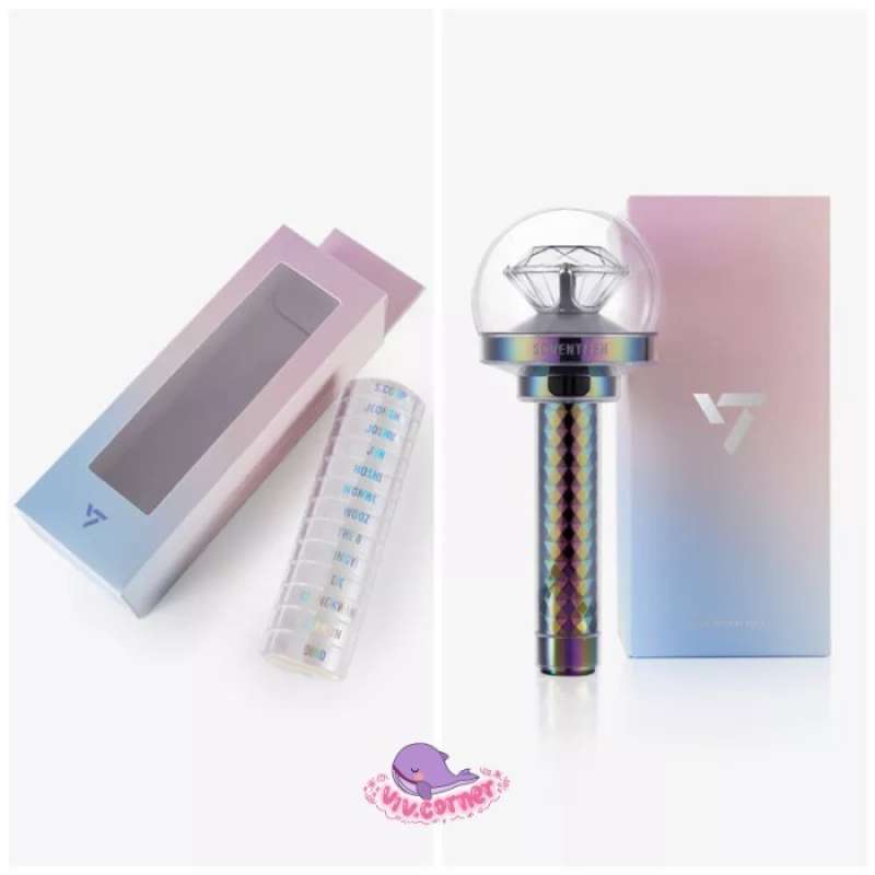 Jual Seventeen Official Lightstick Ver 3 & Deco Ring - Svt Light Stick ...