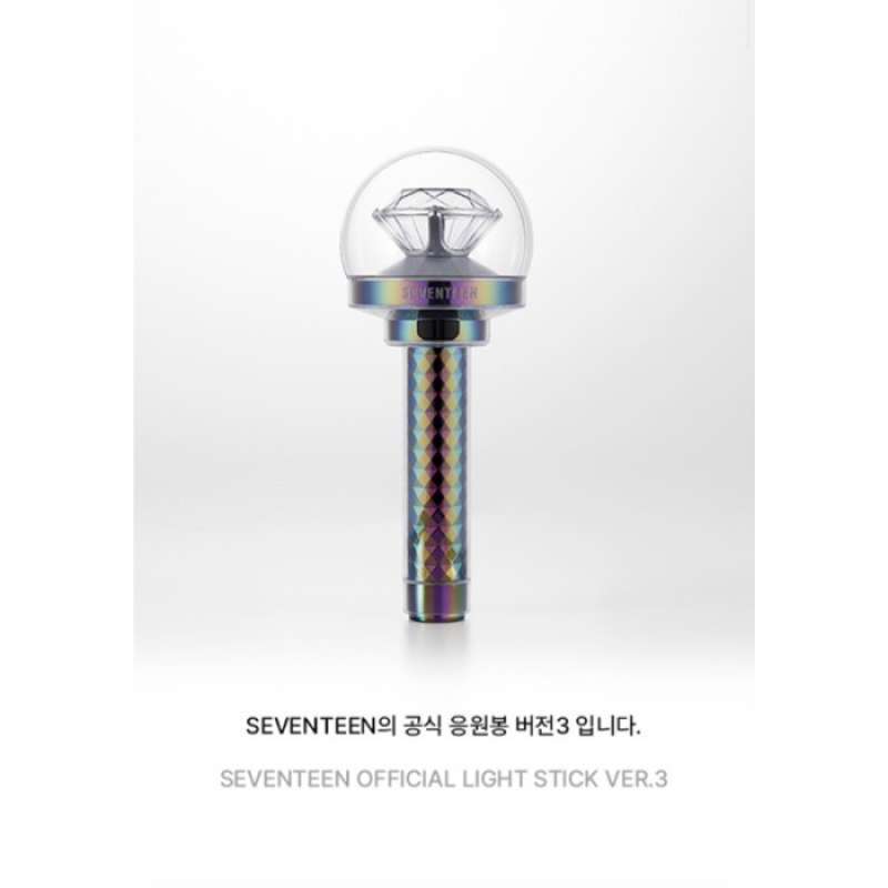 Jual Seventeen Official Lightstick Ver 3 & Deco Ring - Svt Light Stick ...