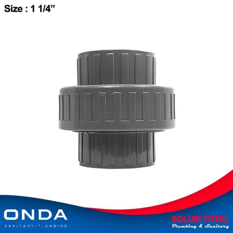 Jual Water Mur 1 1/4 / Union Socket Pvc Polos Onda 1 1/4 Inch Di Seller ...