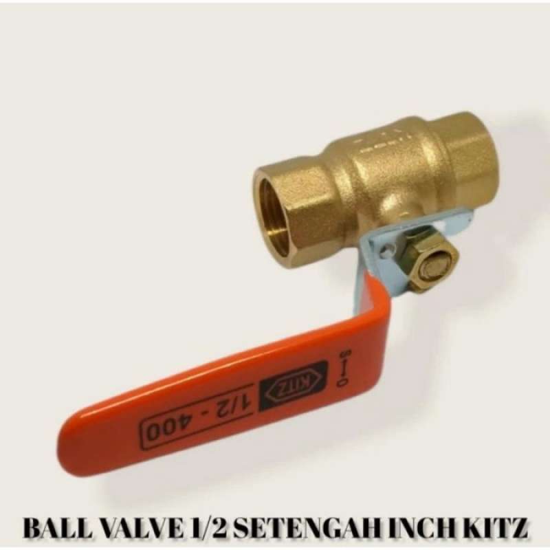 Jual Ball Valve 1/2 Setengah Inch / Stop Kran 1/2 Kitz Harga Cuci ...