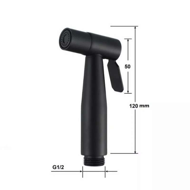 Jual Jet Shower Stainless Black/ Jet Washer/ Semprotan Toilet Cebok Sus ...