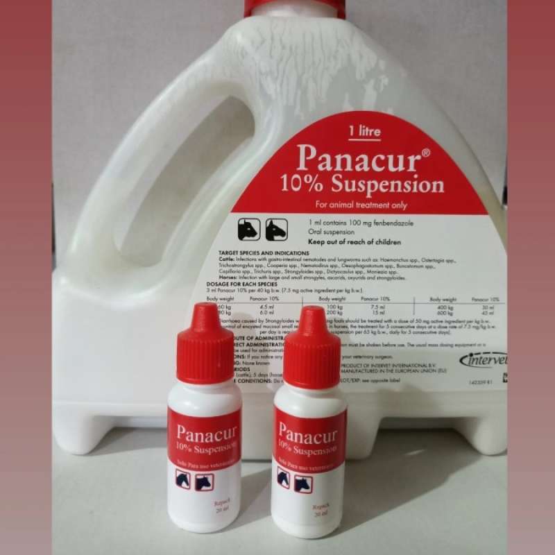 Promo Panacur 10% 20 Ml Obat Cacing Hewan Ternak Kelinci Rabbit Kucing ...