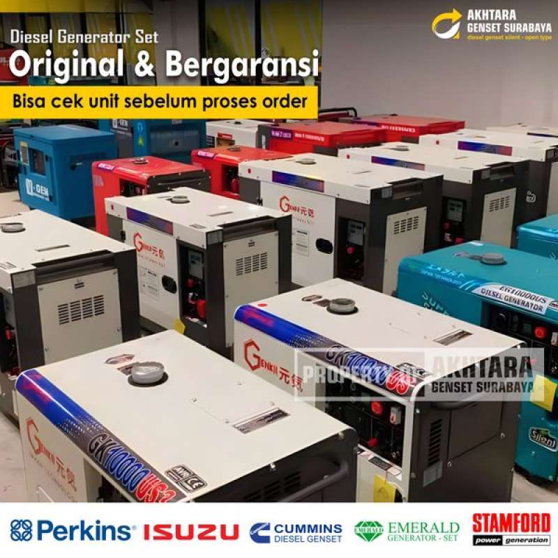 Jual Silent Genset 300 Kva - Perkins Cummins Isuzu Emerald Di Seller Gudang Genset Surabaya ...