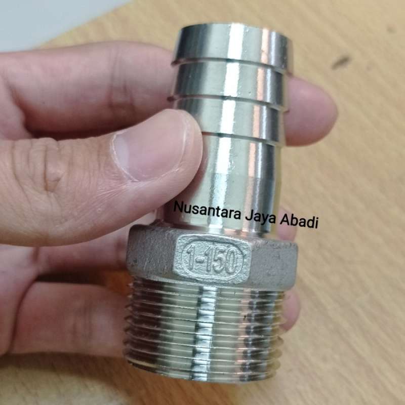 Jual Hose Nepel Stainless Ss 304 1 Inchi - Nepel Selang Stainless Di ...