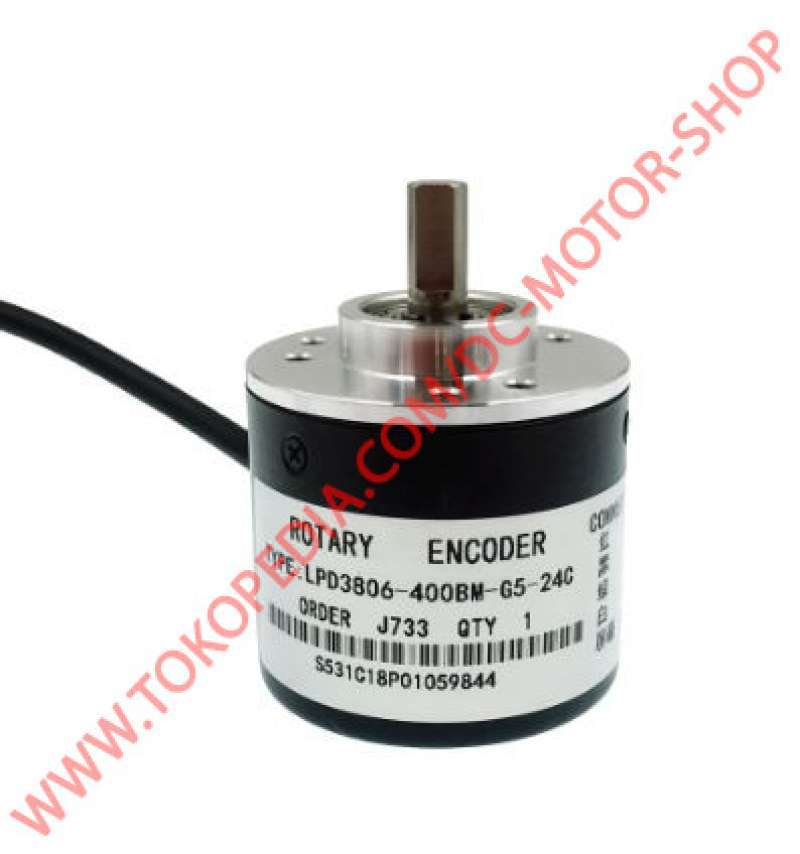 Jual Rotary Encoder 400 Pulses Per Rotation 2 Phase A B Phase 400 Ppr ...