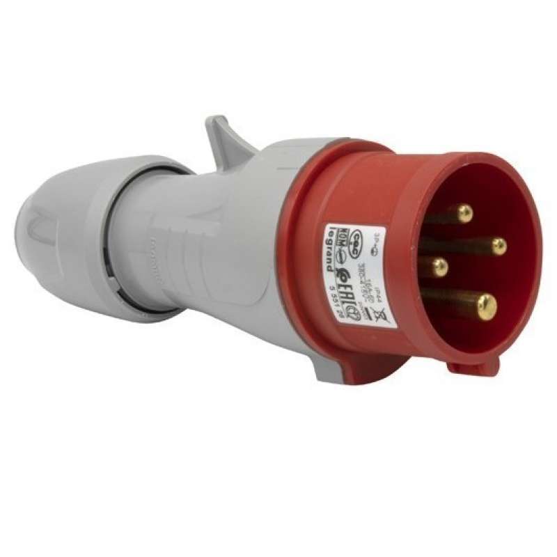 Jual Legrand Straight Plugs 32a 5 Pin 555329 380-415v 50/60hz New Di ...