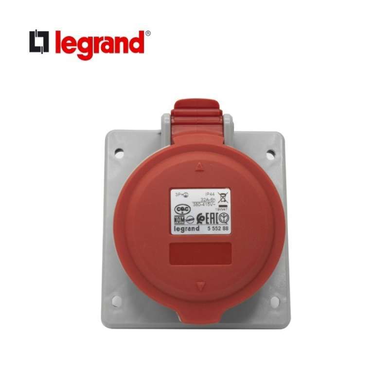 Jual Legrand P17 Tempra Pro Pan Socket 32a 3p+e 415v Ip44 555288 Di ...